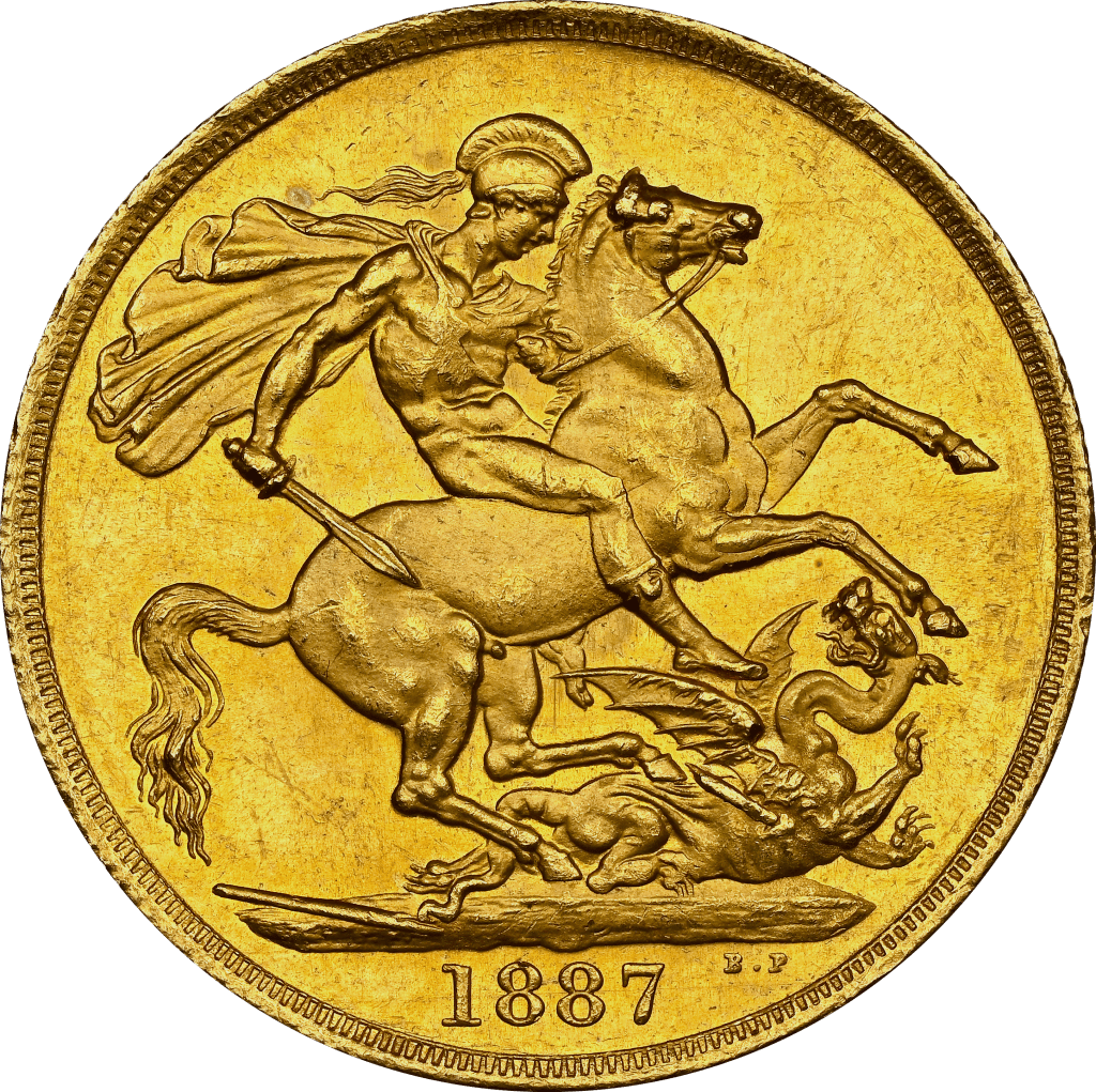 1887 Two pound Victoria Double Sovereign NGC MS63 – UK Coinage