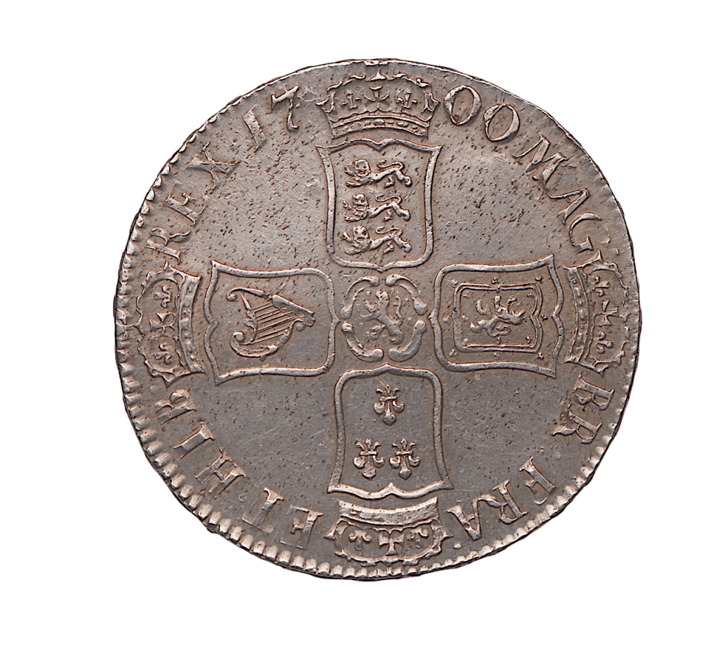 1700 Crown William III – UK Coinage