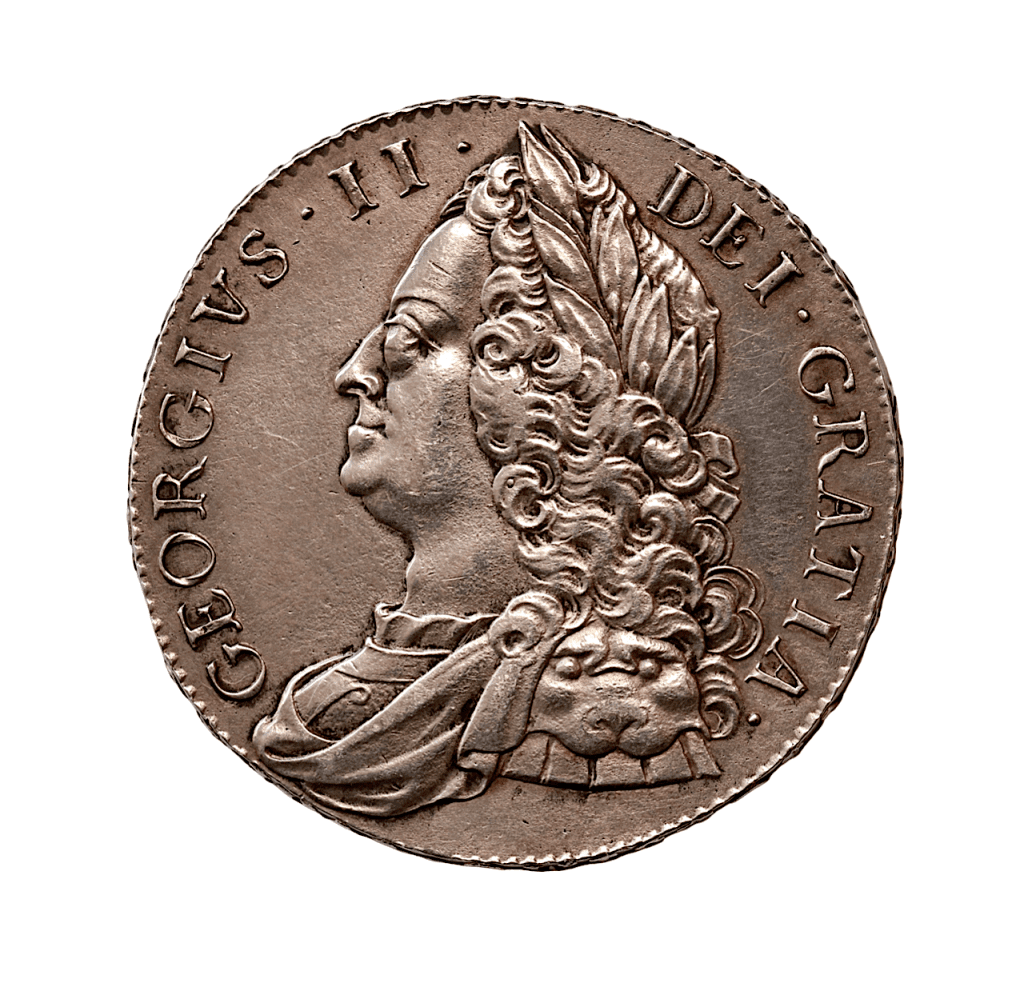 1750 Crown George II – UK Coinage