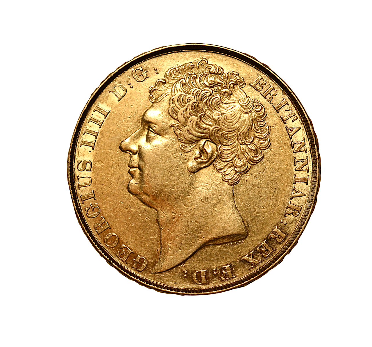 1823 Two Pound Gold 2 Pound George IV – UK Coinage