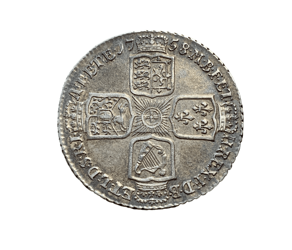 1758 Shilling – UK Coinage